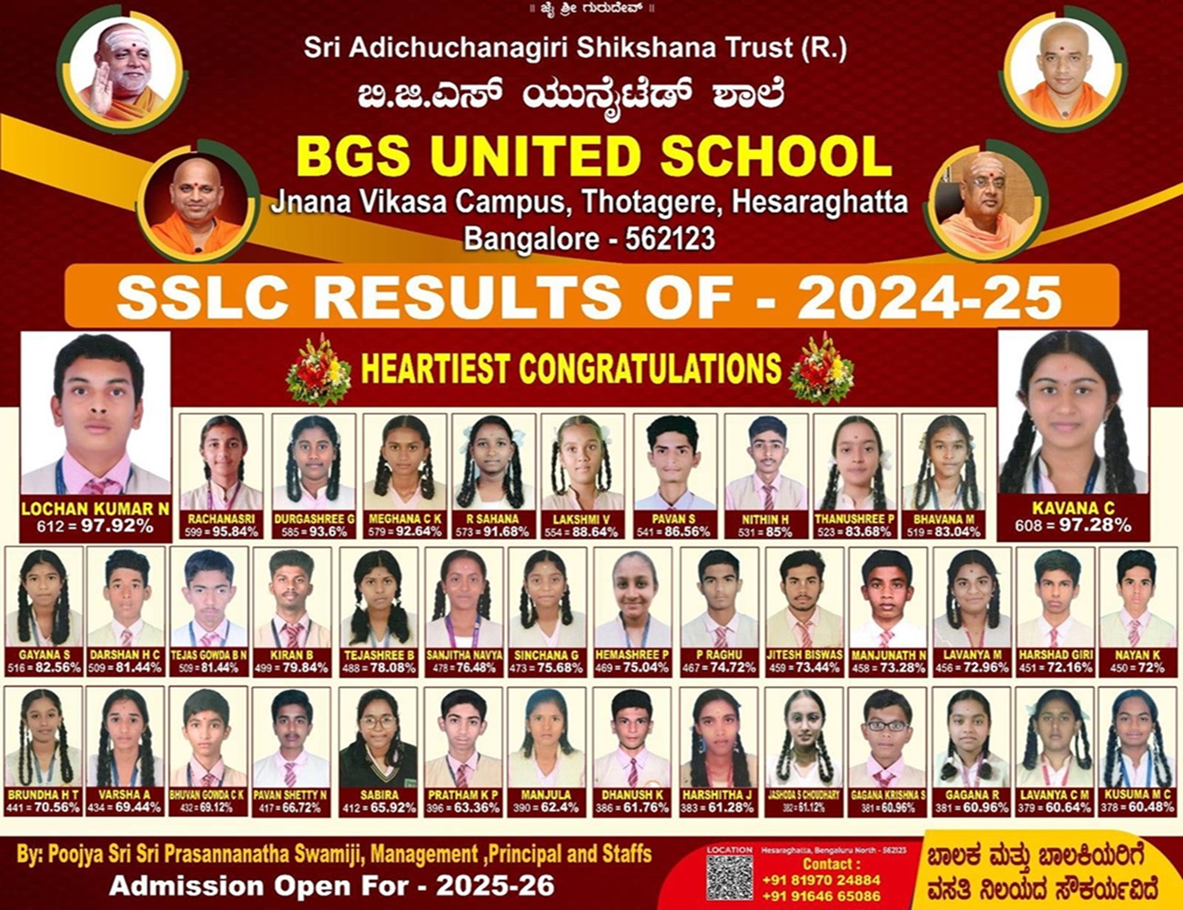 BGS UNITED SCHOOL - Thotagere